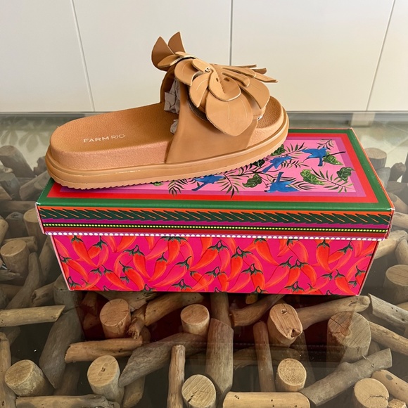 FARM Rio | Shoes | Farm Rio Straw Monstera Palm Leaf Sandals | Poshmark